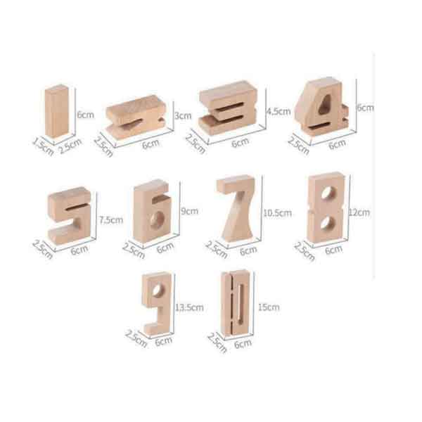 Números de Madera - Tienda Yiwu