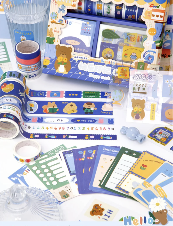 Set Stickers + cintas + post it - Tienda Yiwu