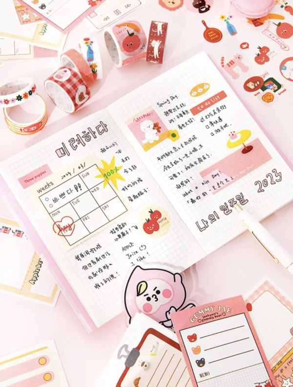 Set Stickers + cintas + post it - Tienda Yiwu