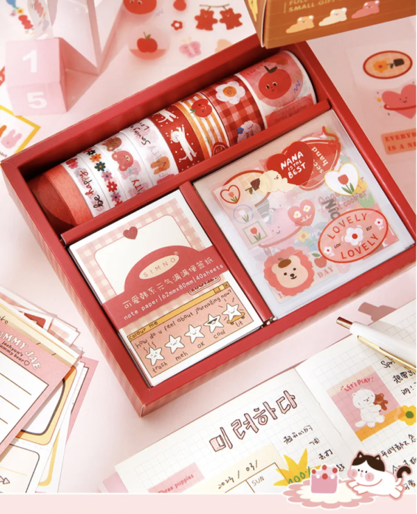 Set Stickers + cintas + post it - Tienda Yiwu